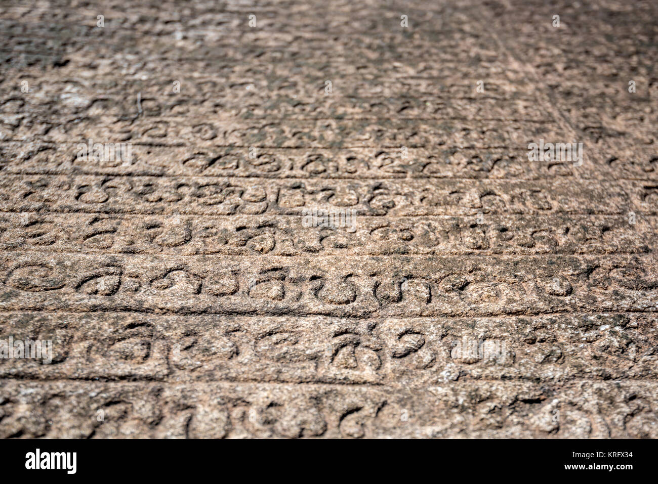 Ancient Sinhalese Scripts Stock Photo - Alamy