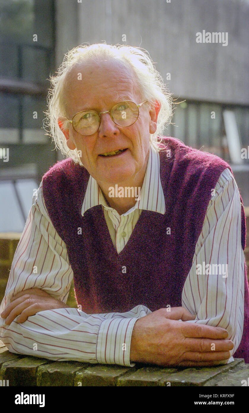 Professor John Maynard-Smith in his office at the University of Sussex ...