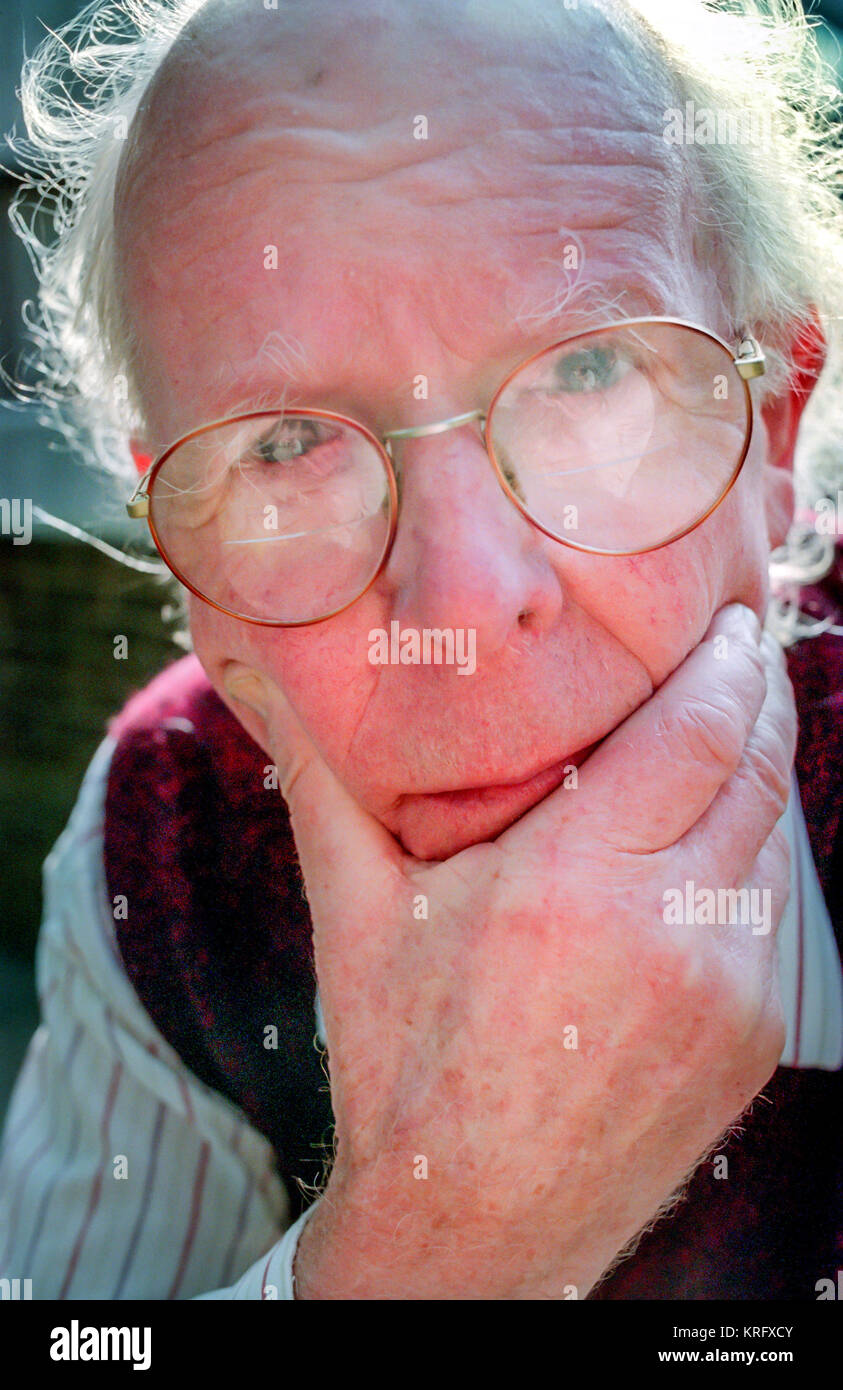 Professor John Maynard-Smith in his office at the University of Sussex ...