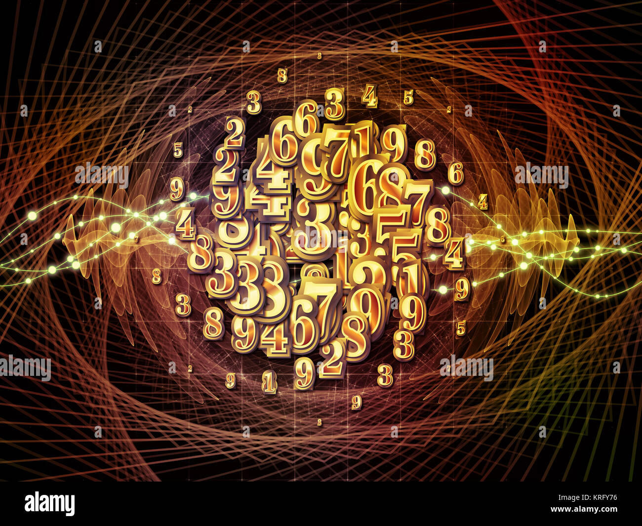 Synergies of Numbers Stock Photo - Alamy