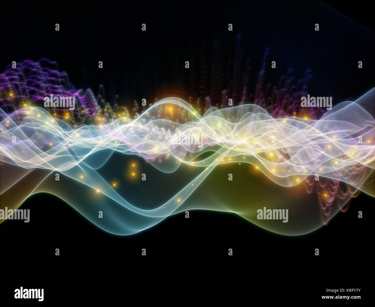 Glow of Wave Stock Photo - Alamy