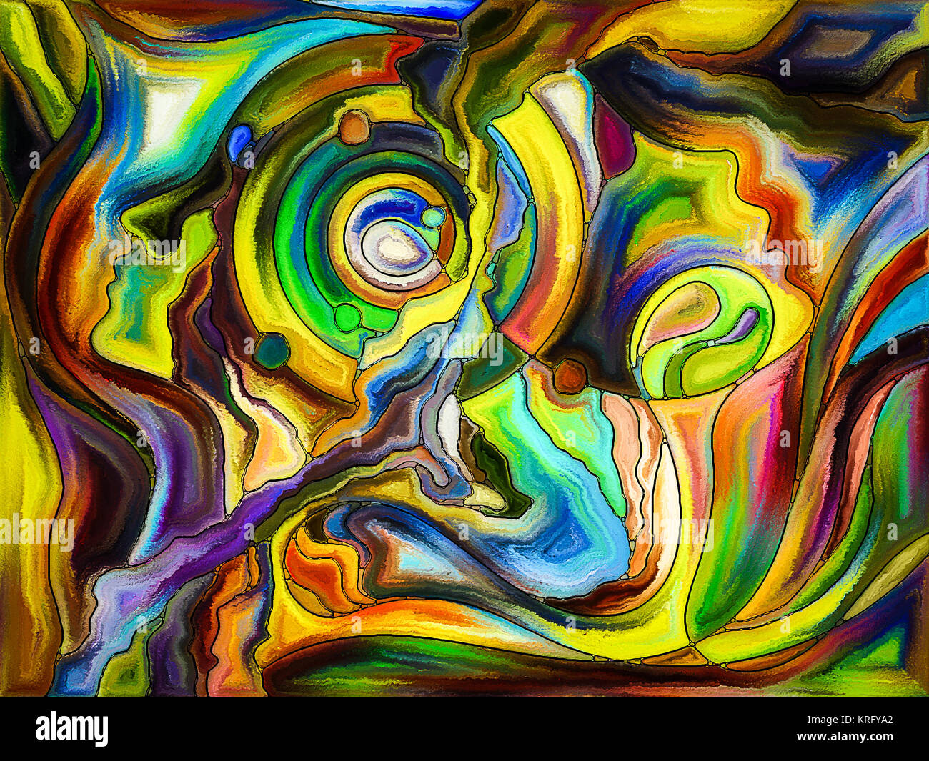 Vision of Self Fragmentation Stock Photo - Alamy