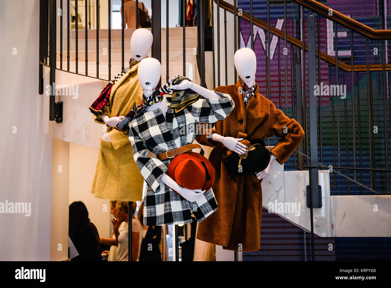 Milan, Italy - September 24, 2017: Marella store in Milan. Fashion week ...