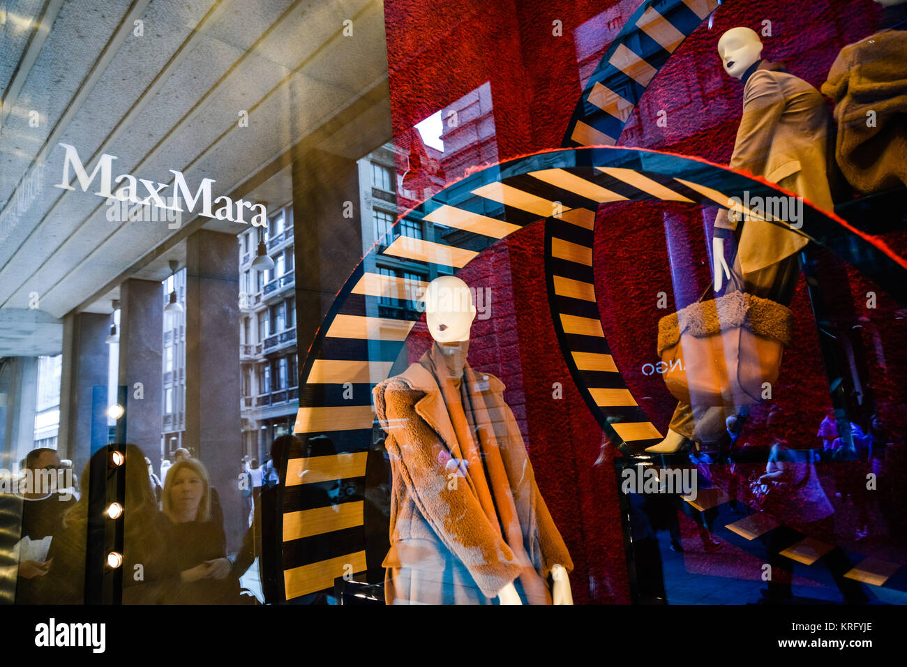 Milan, Italy - September 24, 2017: Max Mara store in Milan. Fashion ...