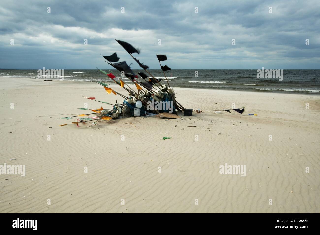 network fishing on the beach 10 Stock Photo - Alamy