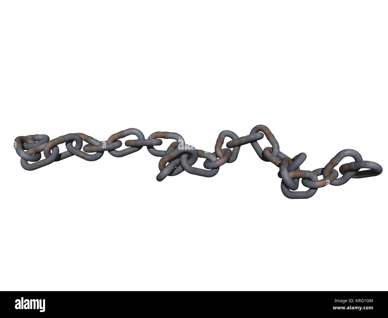 iron chain released Stock Photo - Alamy