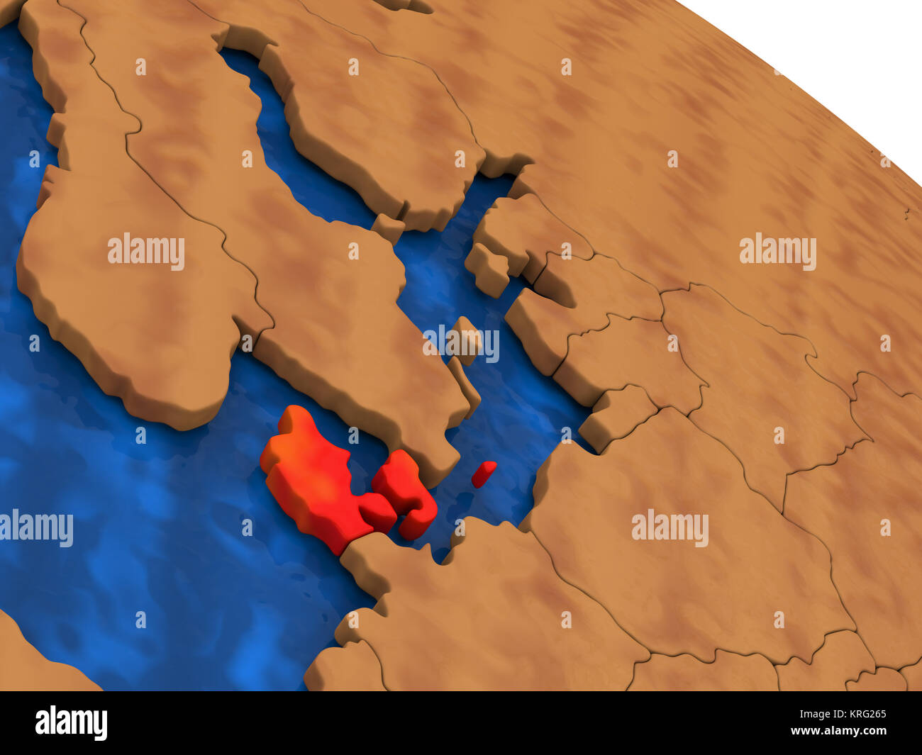 Political map denmark borders hi-res stock photography and images - Alamy