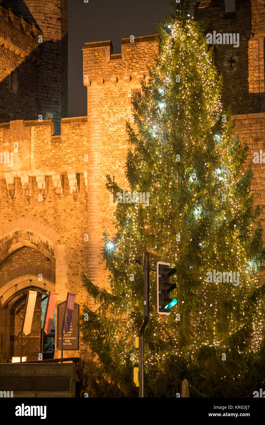 Views of Cardiff Christmas Market, Wales Stock Photo - Alamy