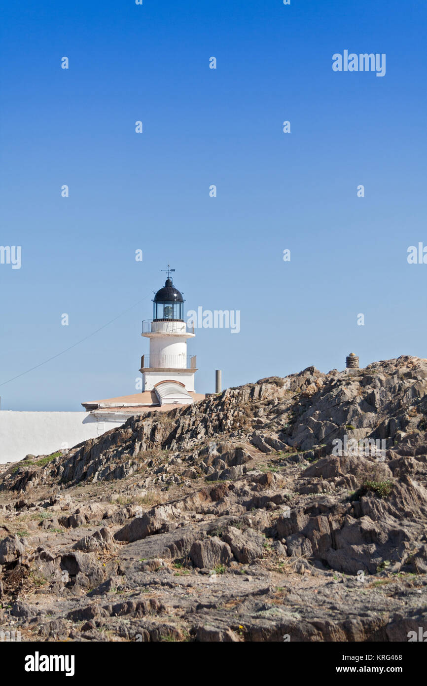 Cap de Creus Lighthouse Cadaqus, Costa Brava, Spain Stock Photo - Alamy