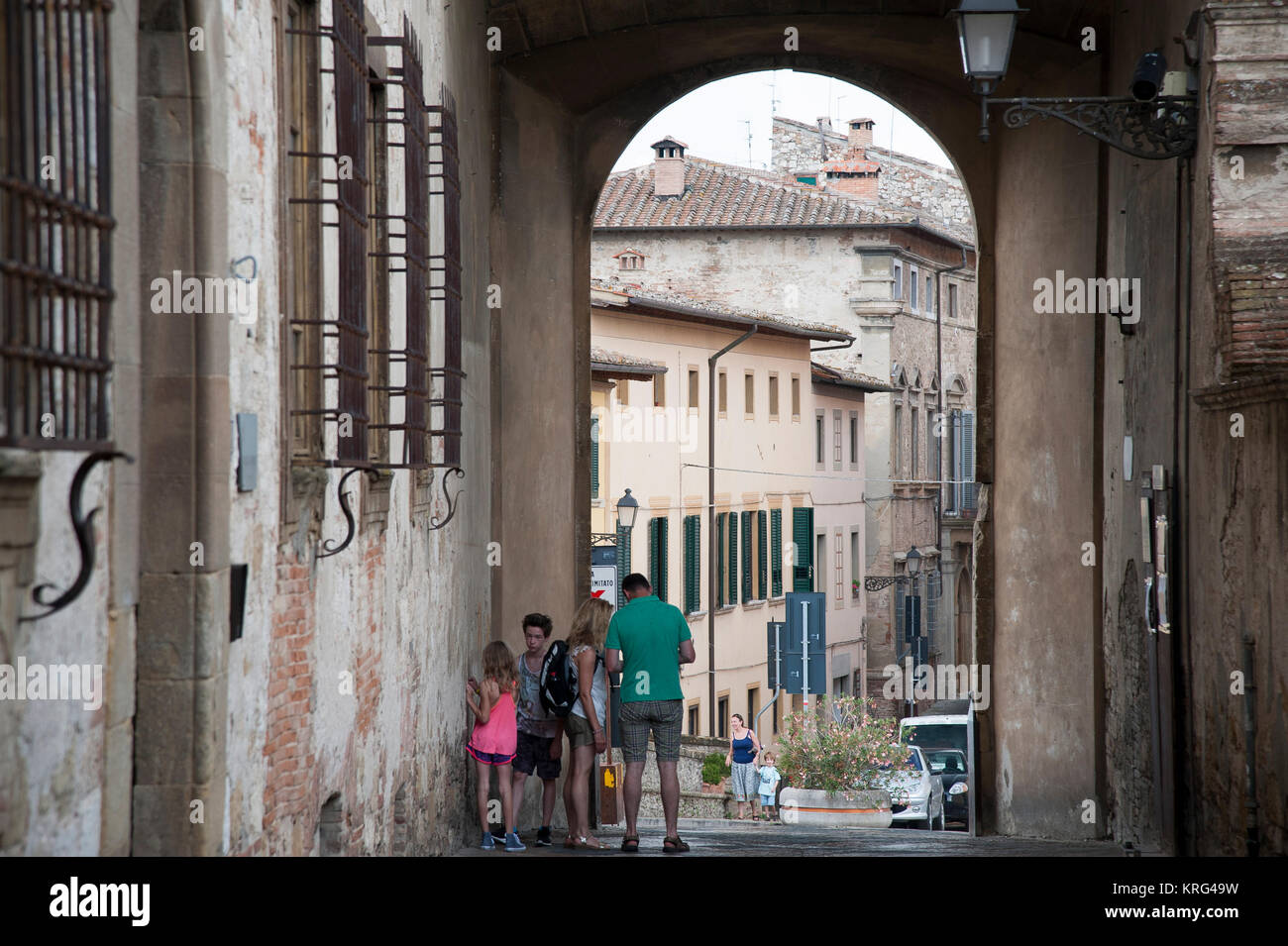 Via del Castello in Historic Centre of Colle di Val d'Elsa, Tuscany ...