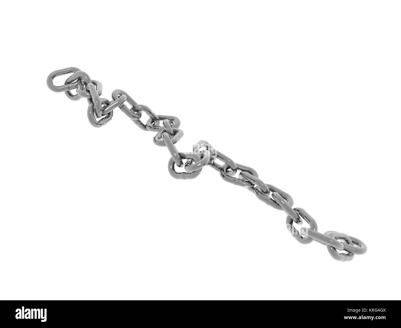 iron chain released Stock Photo - Alamy