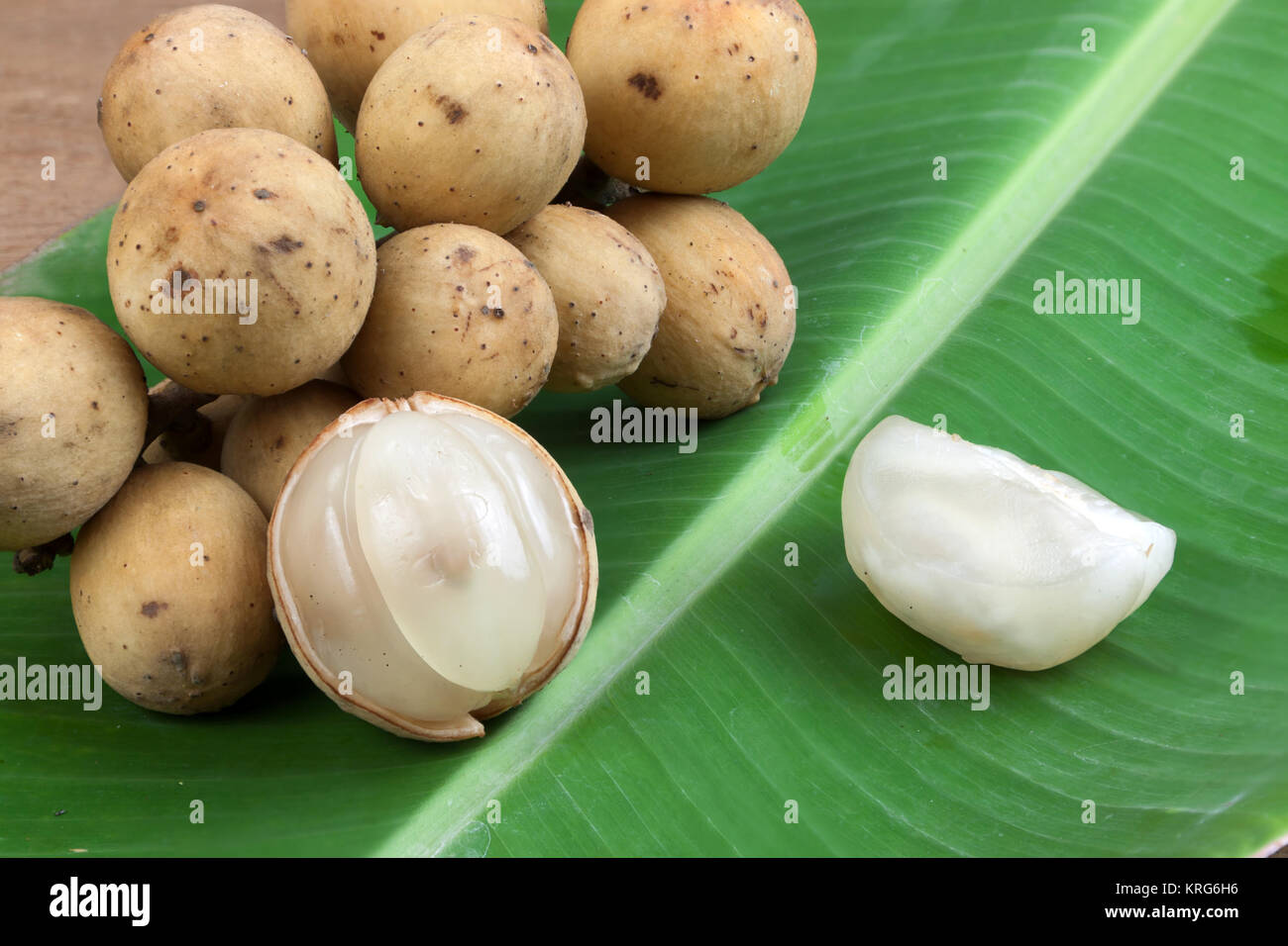 Lansium parasiticum or Longkong fruit Stock Photo - Alamy