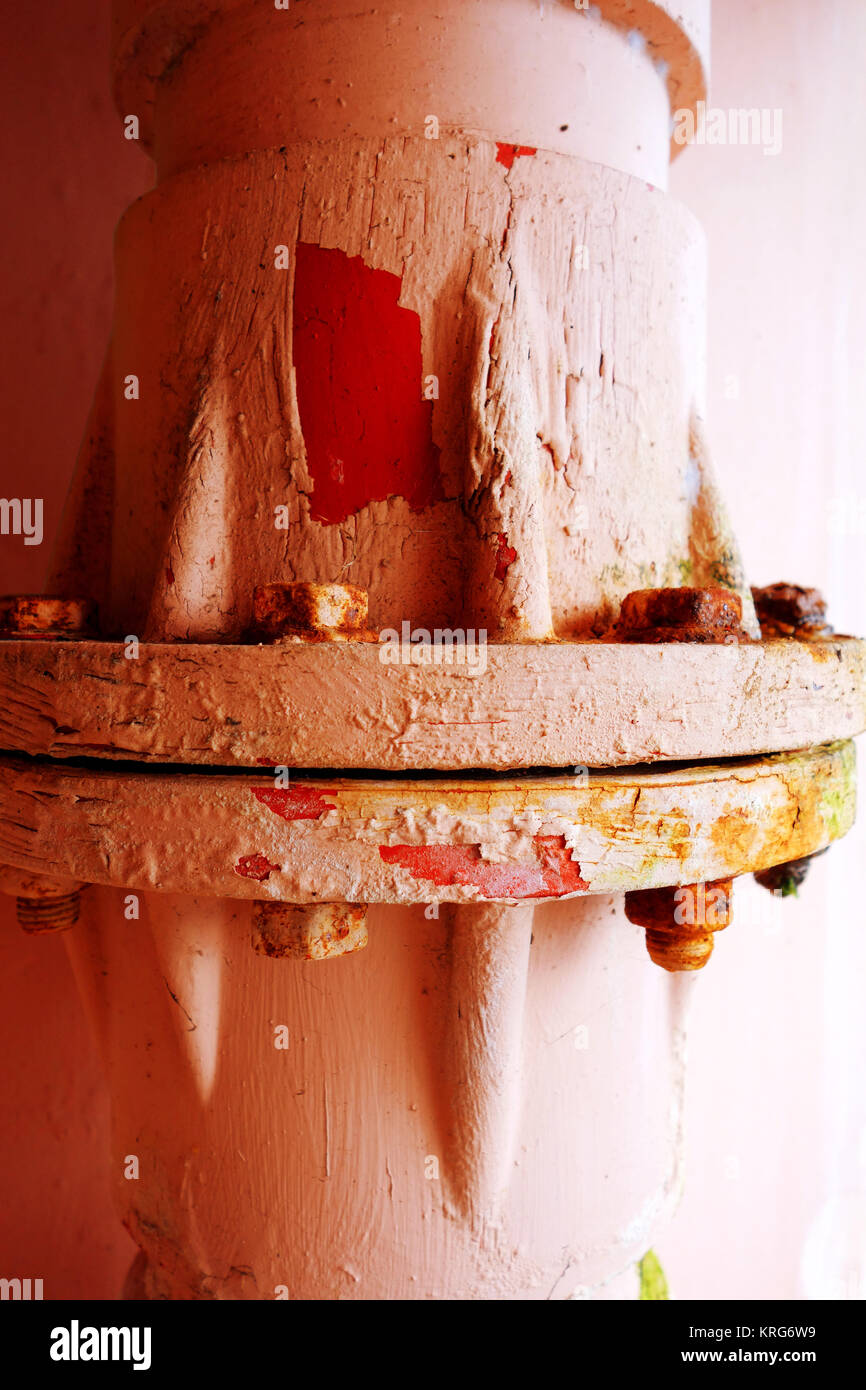 old rusty pipe detail Stock Photo - Alamy