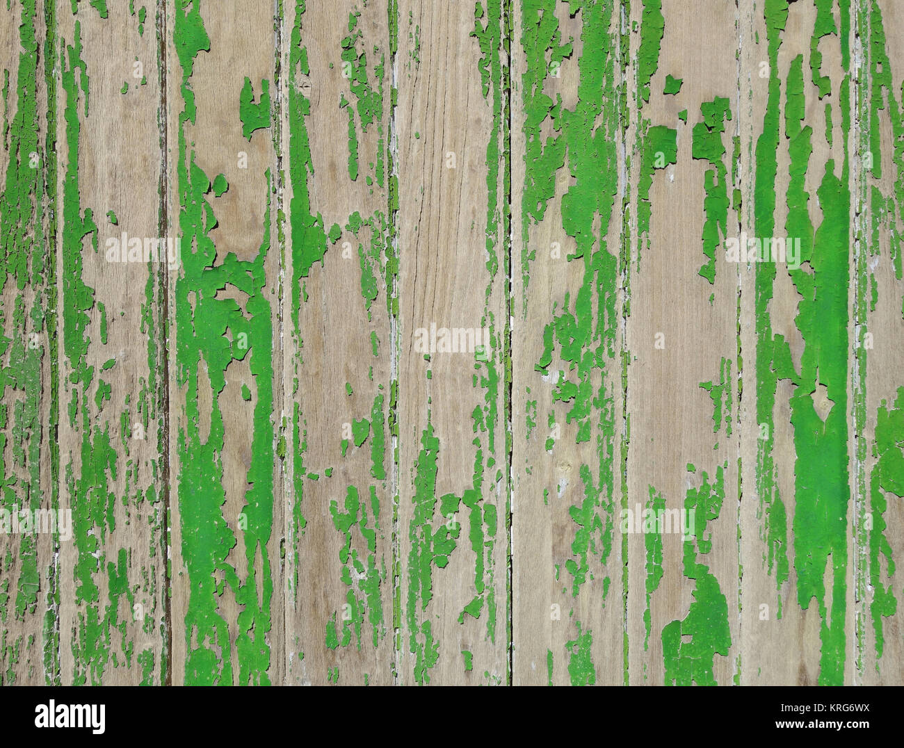Old wood board painted green Stock Photo - Alamy