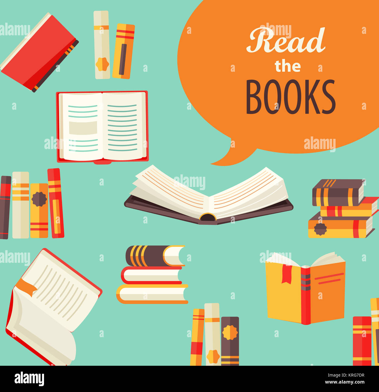 Set of books Stock Photo - Alamy