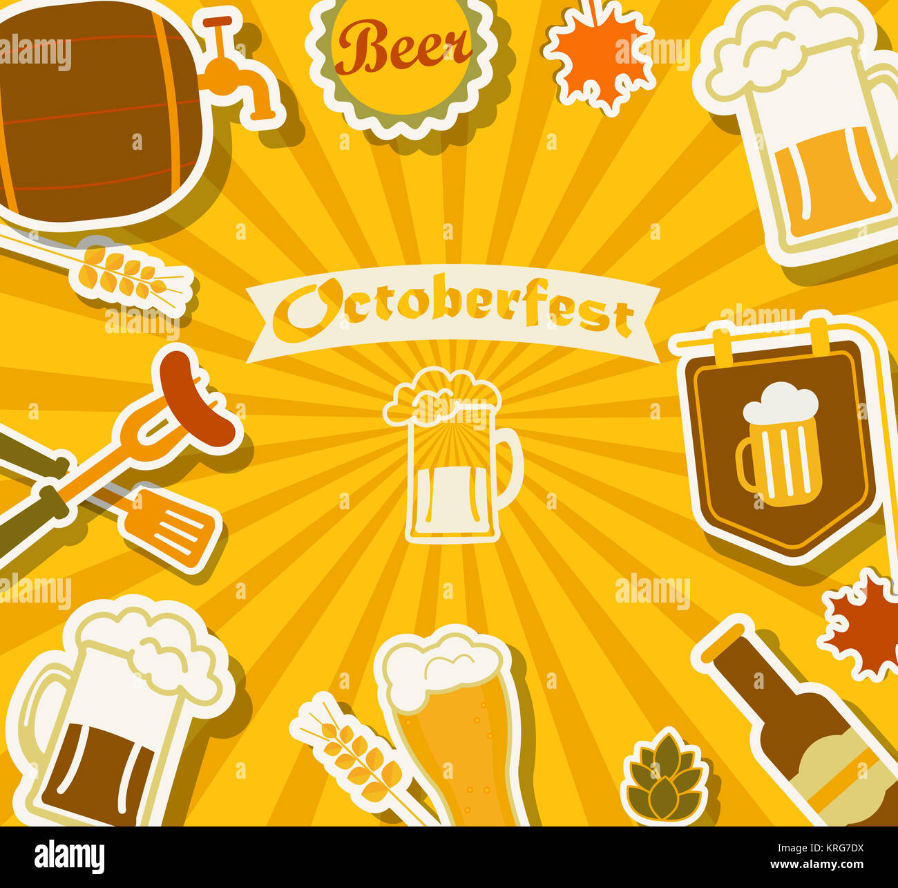 Beer festival - Octoberfest Stock Photo - Alamy