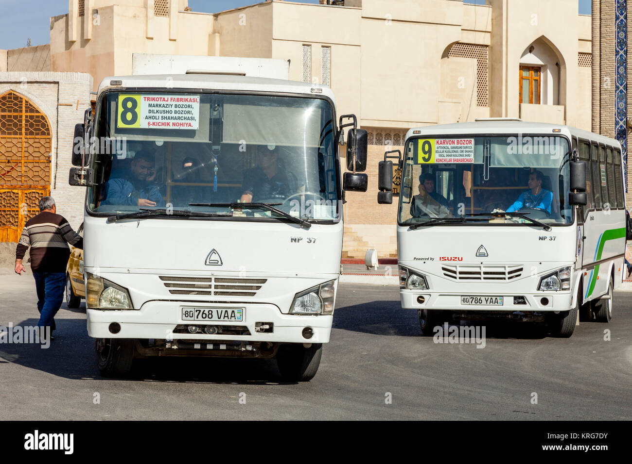 Uzbek Public Transport, Bukhara, Uzbekistan Stock Photo - Alamy