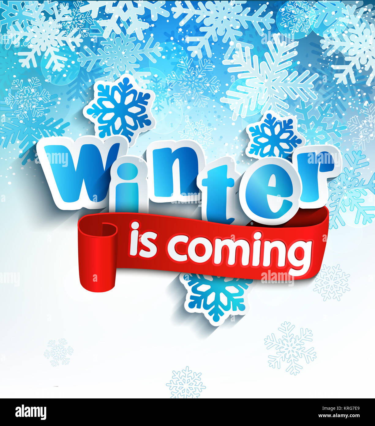 Winter is coming Stock Photo - Alamy