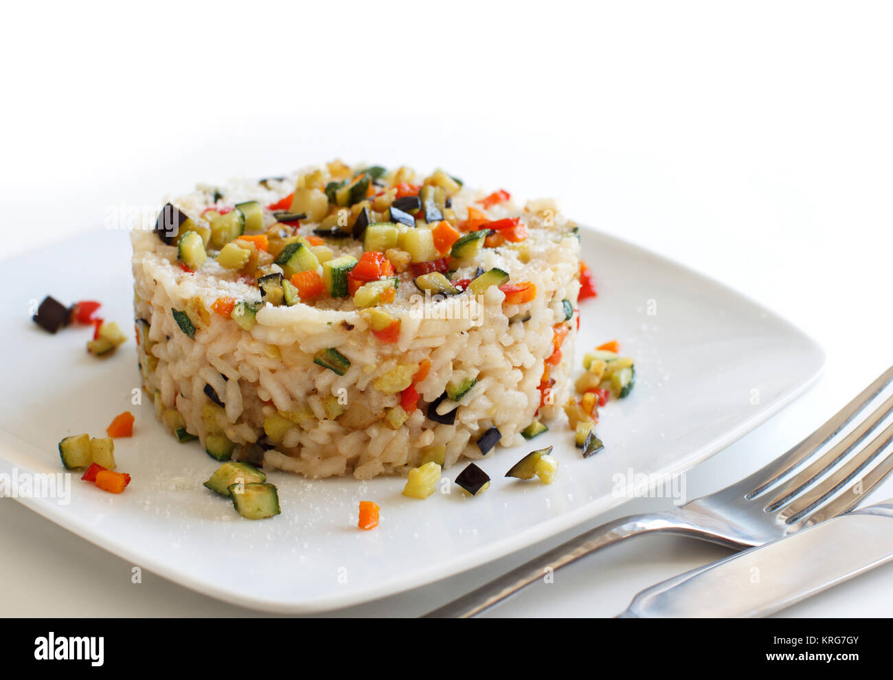 Vegetable risotto close up Stock Photo - Alamy