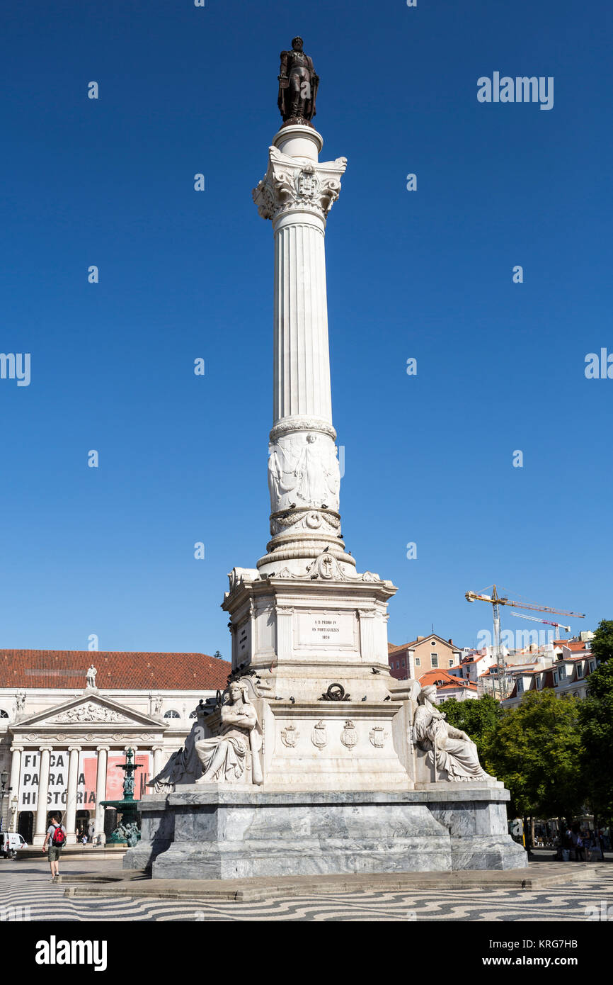 The Column of Pedro IV is a monument to King Dom Pedro IV of Portugal ...