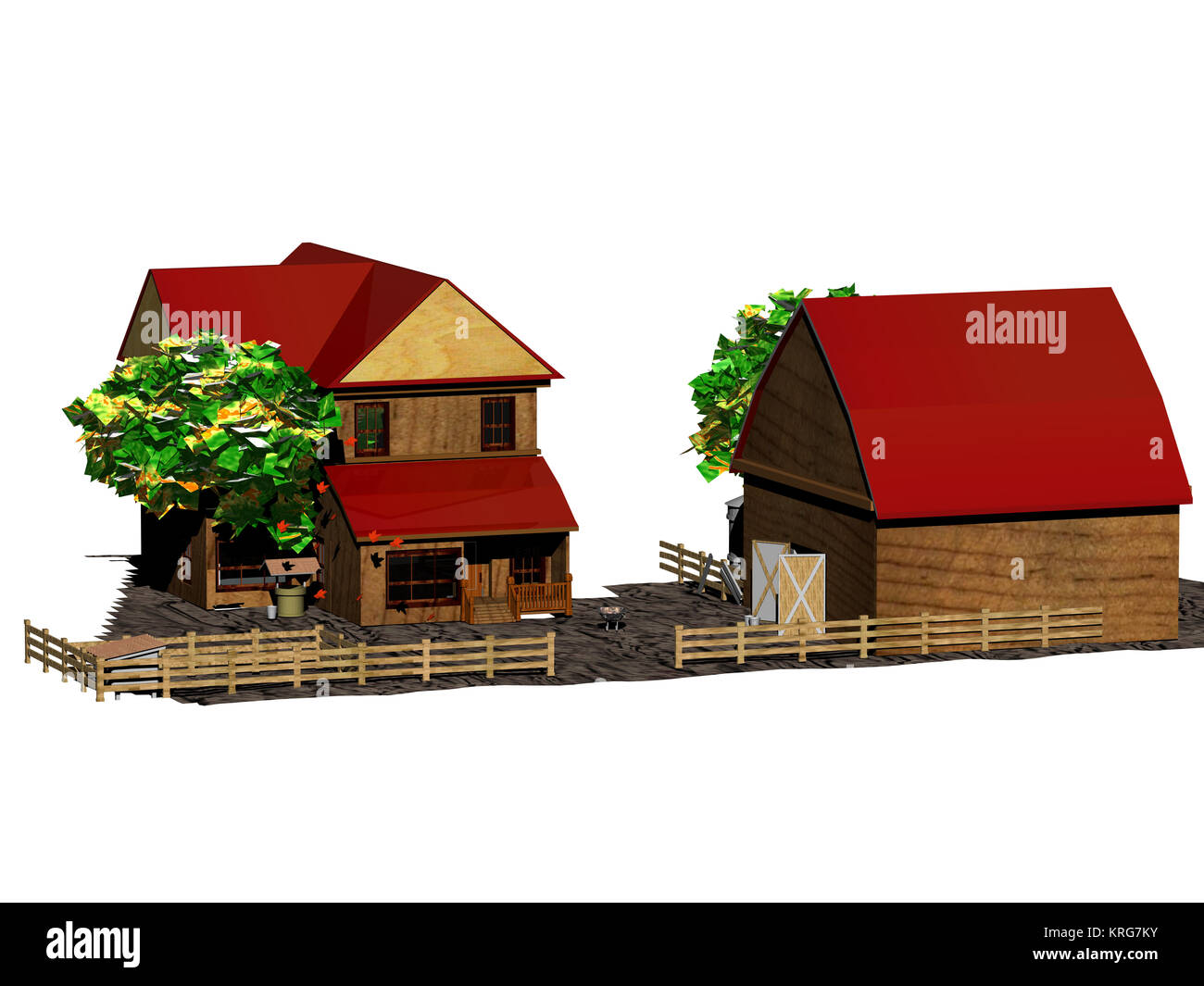 farm cartoon free Stock Photo - Alamy