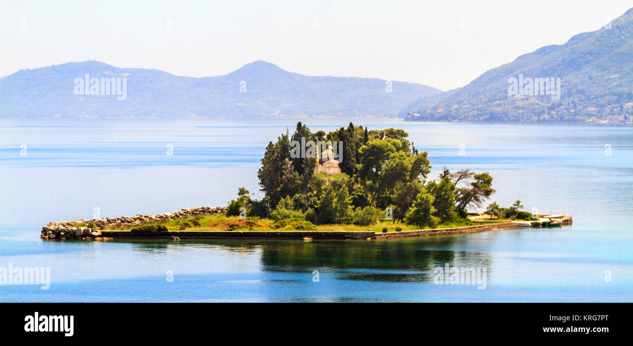 the view of a small island in greece Stock Photo - Alamy