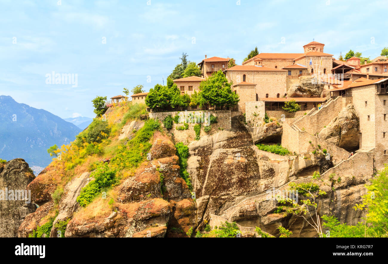 the metÃ©ora monasteries,greece Stock Photo - Alamy