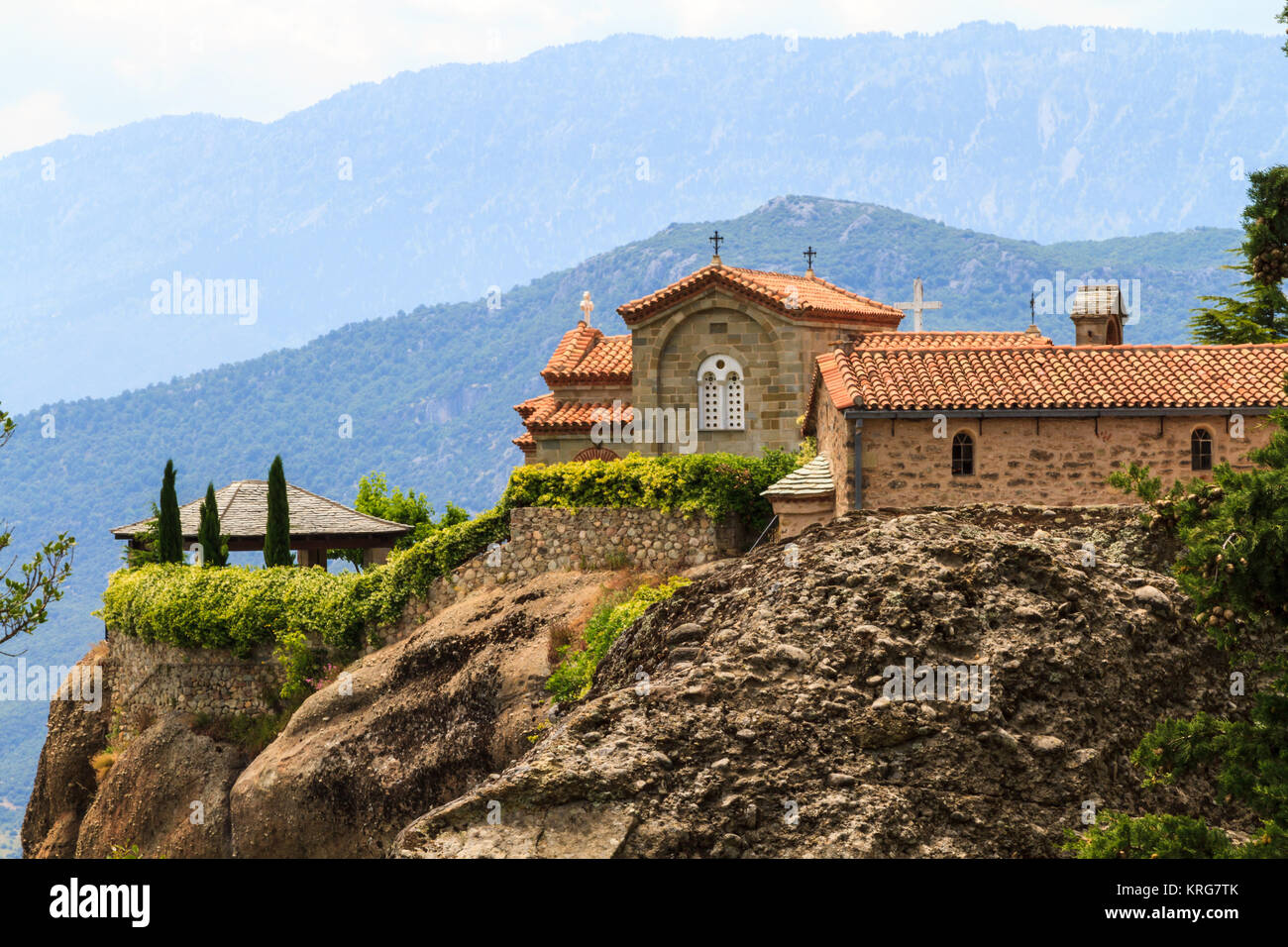 the metÃ©ora monasteries,greece Stock Photo - Alamy