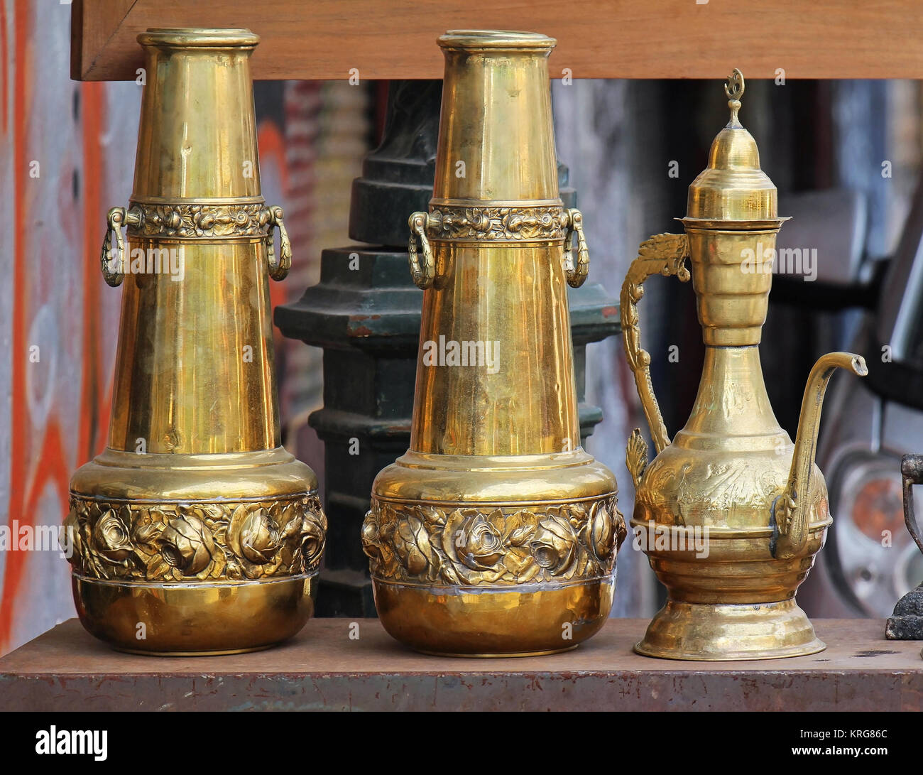 Old gold antiquites Stock Photo - Alamy