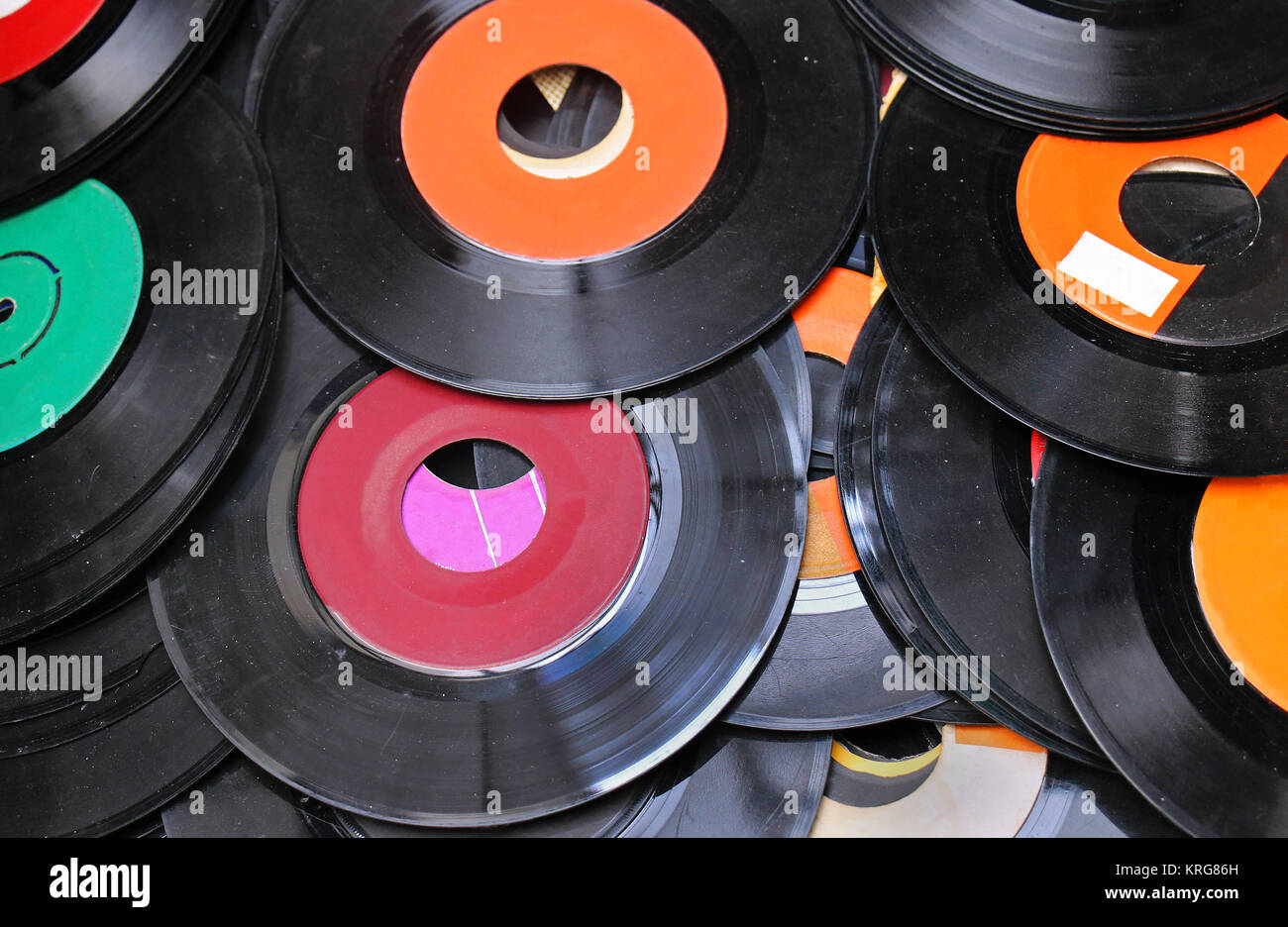 Old vinyl records Stock Photo - Alamy