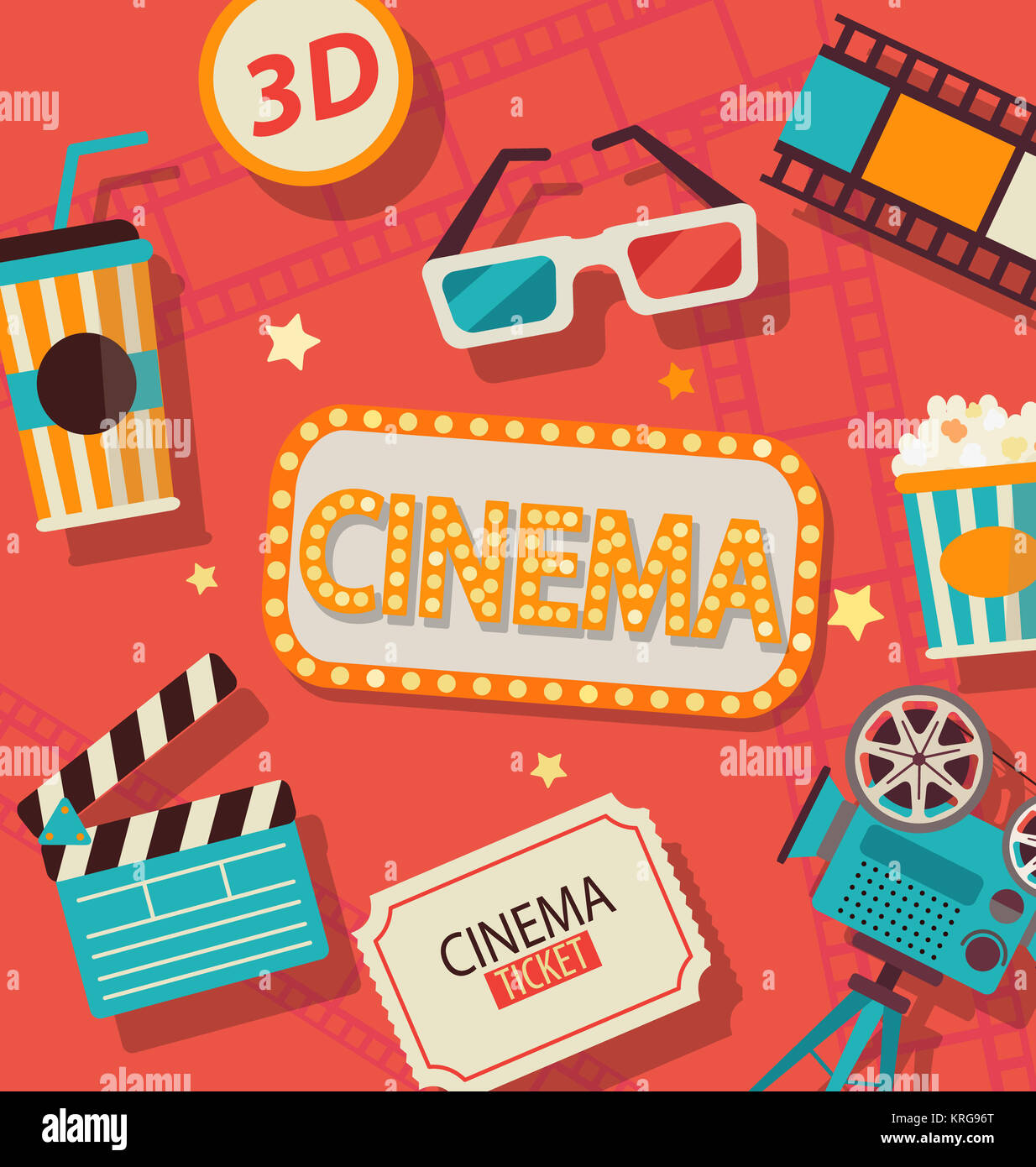 Concept of cinema Stock Photo - Alamy