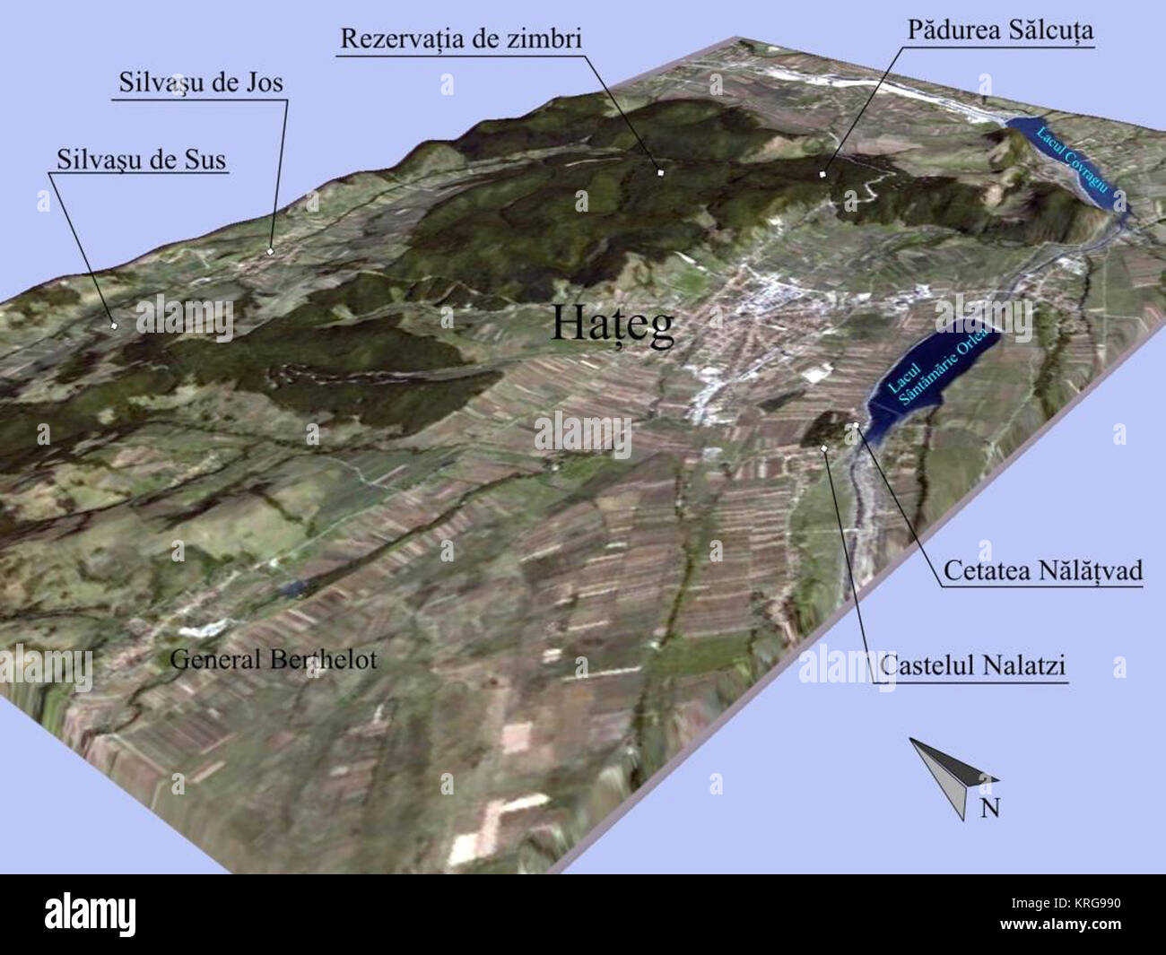 Prelucrare 3D pentru Hateg - Romania Stock Photo - Alamy