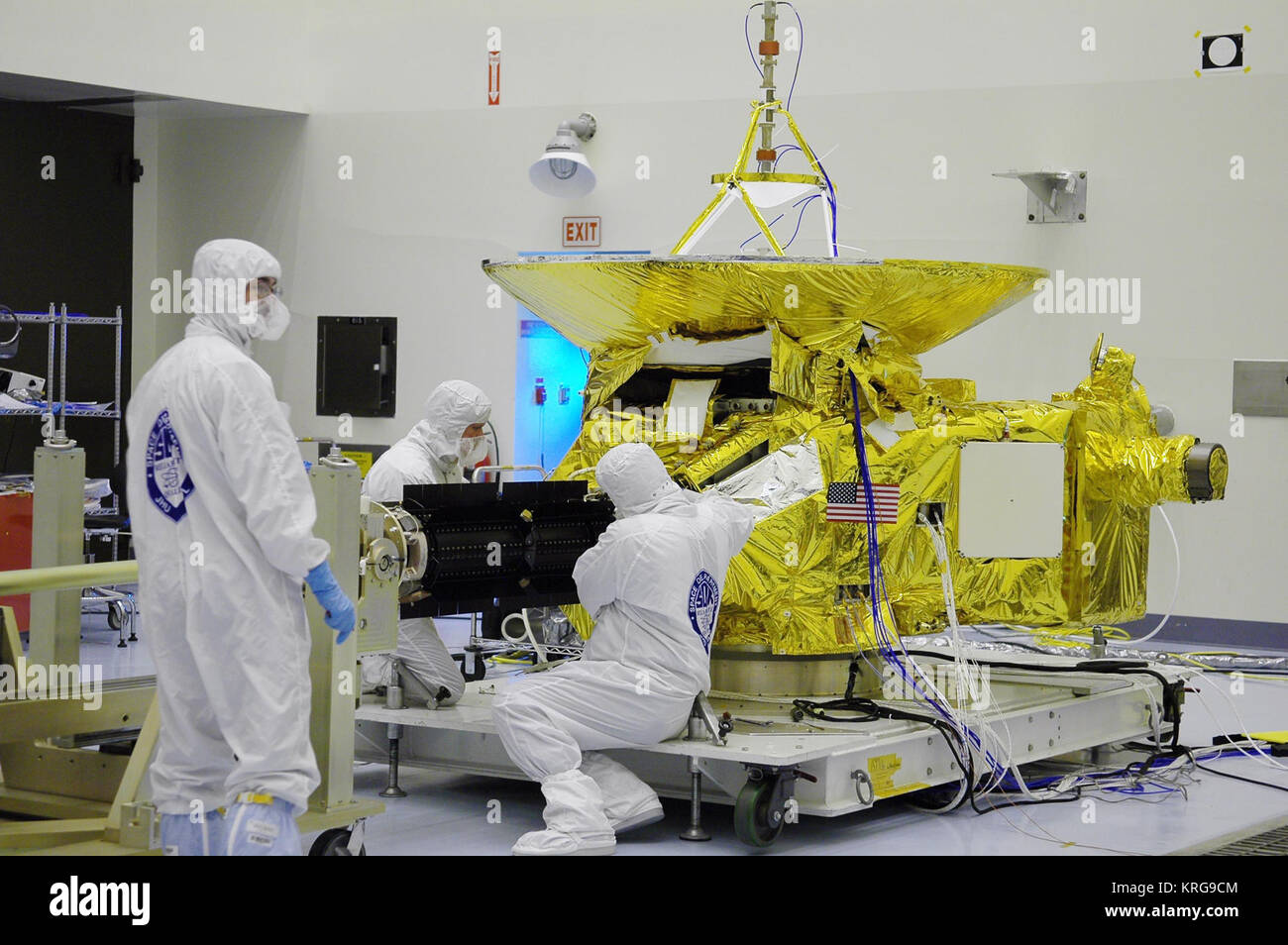 RTG is installed to New Horizons for a fit check Stock Photo - Alamy