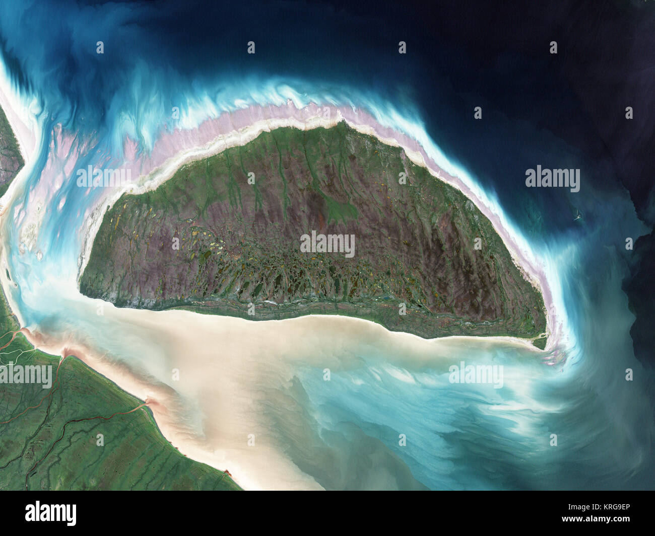 Akimiski Island NASA Stock Photo - Alamy