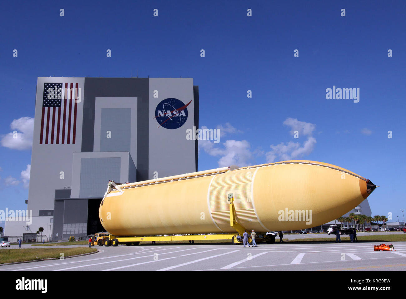 STS-130 External Tank 2 Stock Photo - Alamy