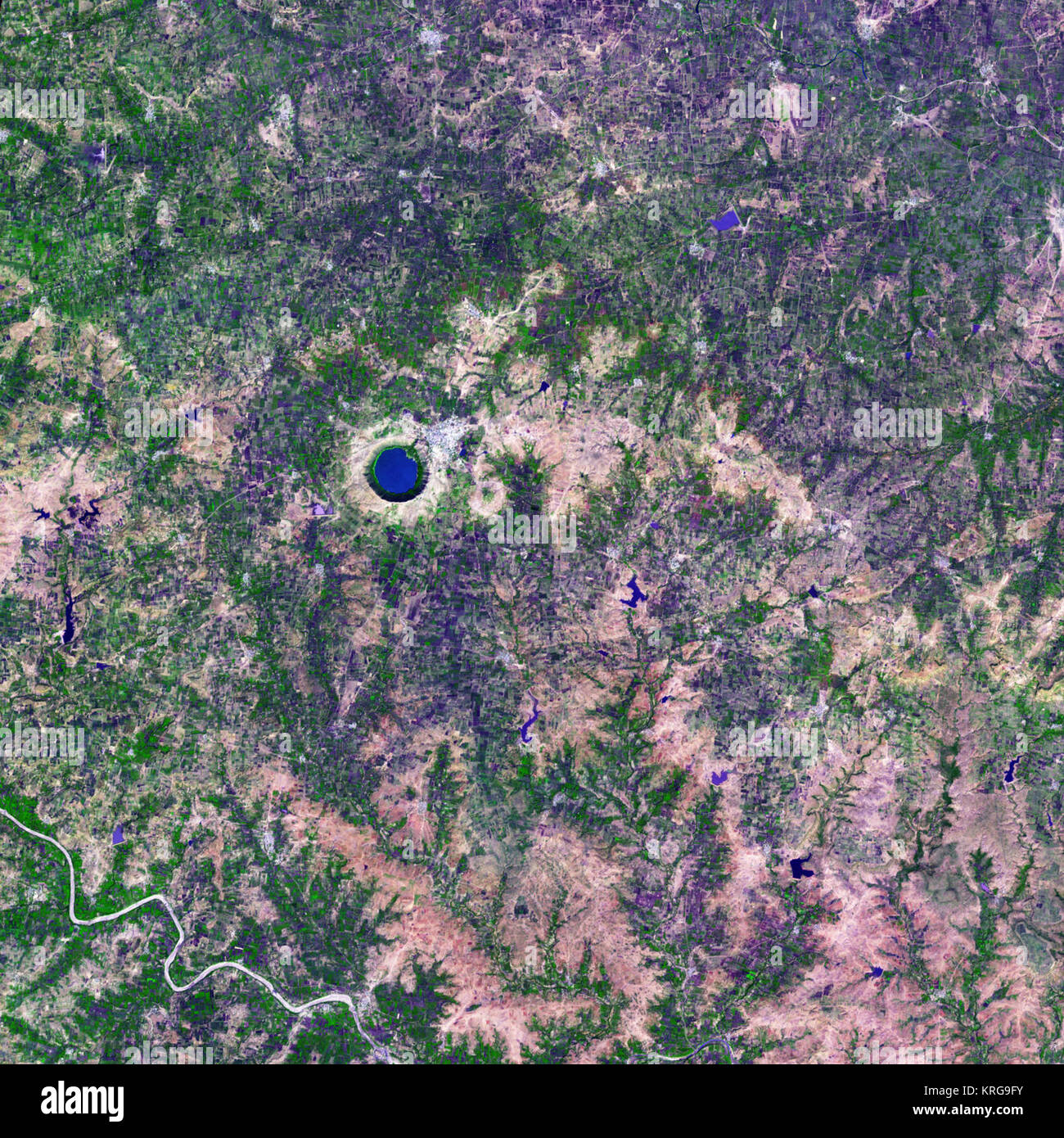 Meteorite crater india hi-res stock photography and images - Alamy
