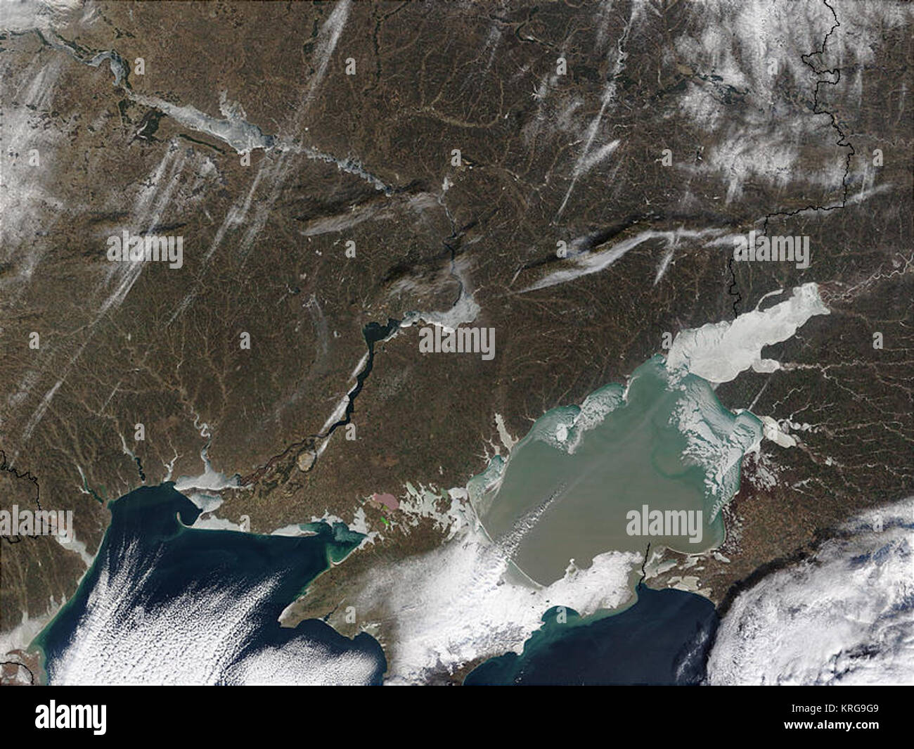 Sea of Azov-NASA Stock Photo - Alamy