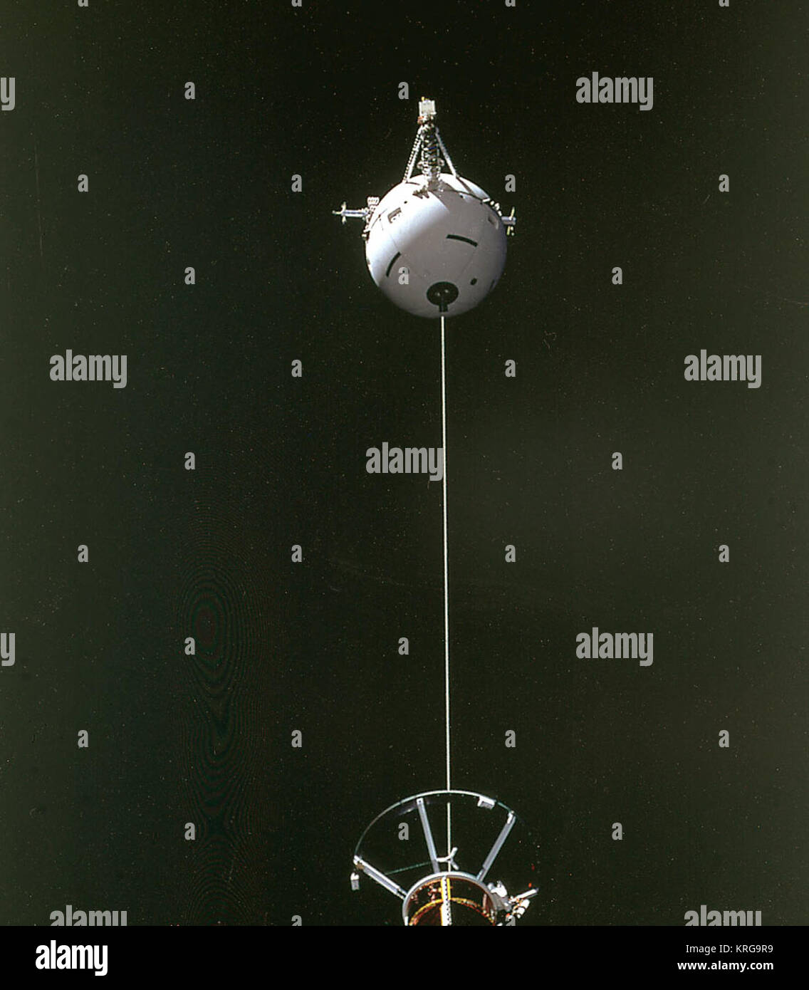 STS-46 TSS-1 deployment Stock Photo - Alamy