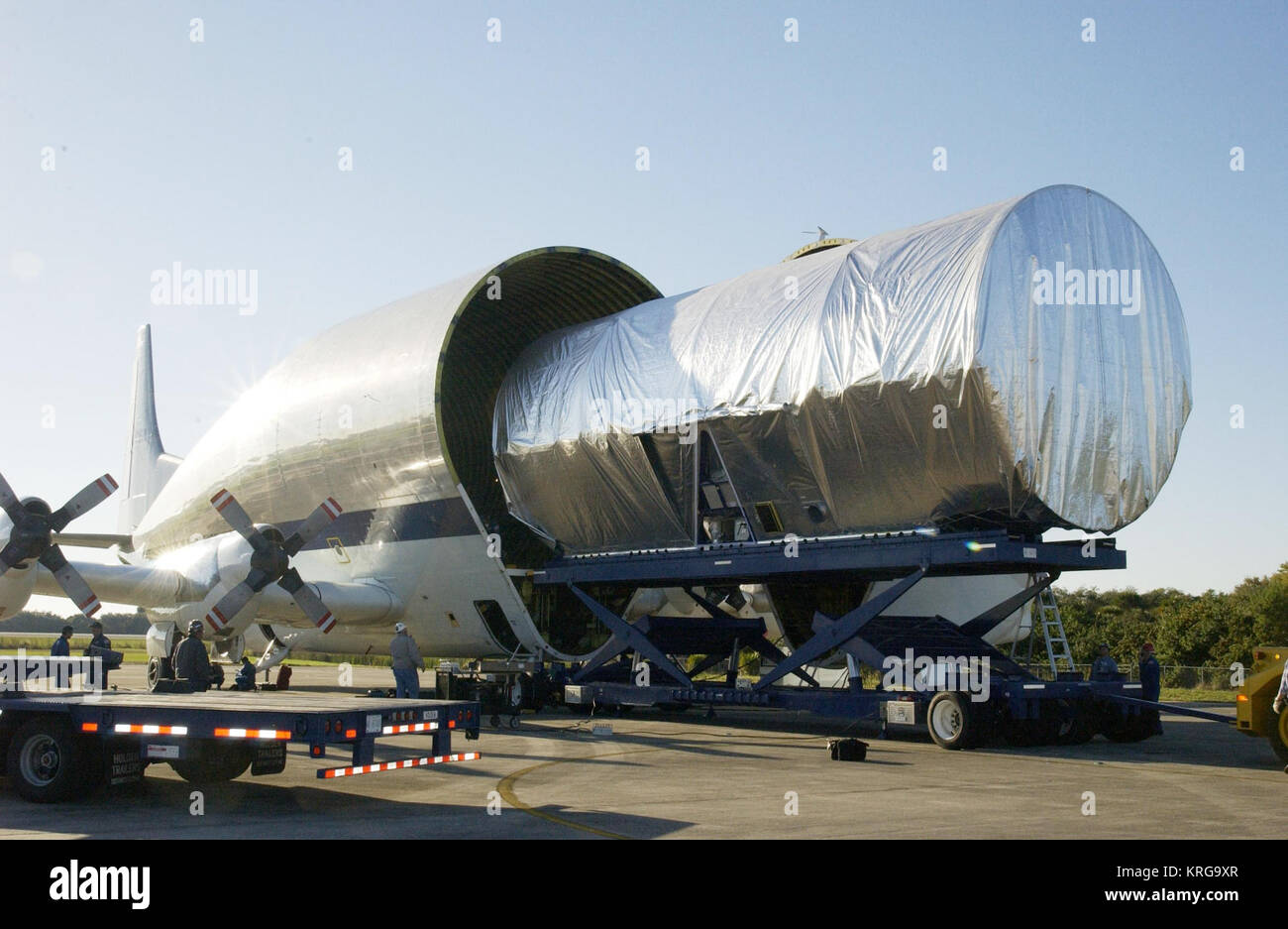S6 long spacer arrives in guppy Stock Photo - Alamy