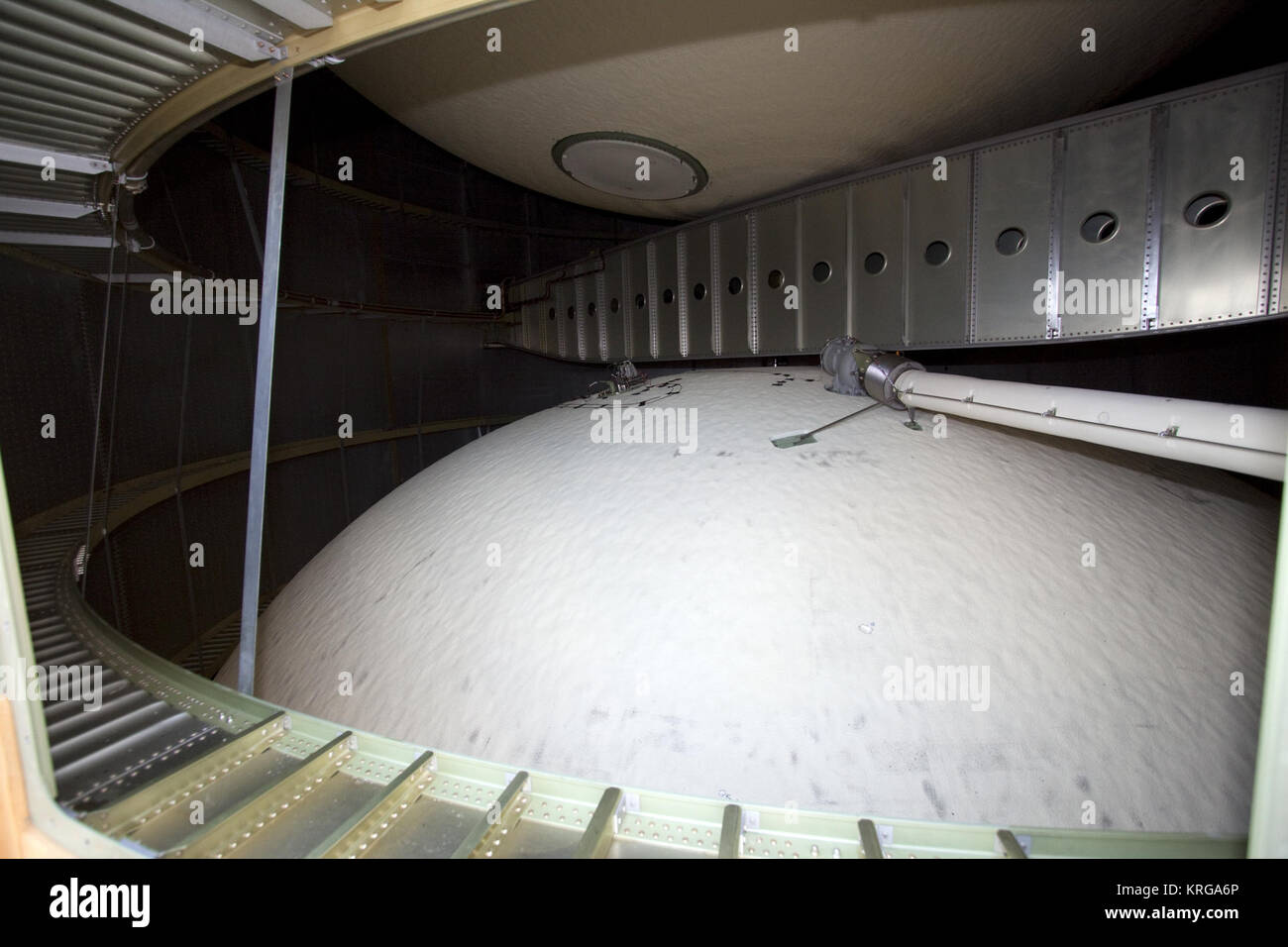 STS-133 look inside the intertank Stock Photo - Alamy