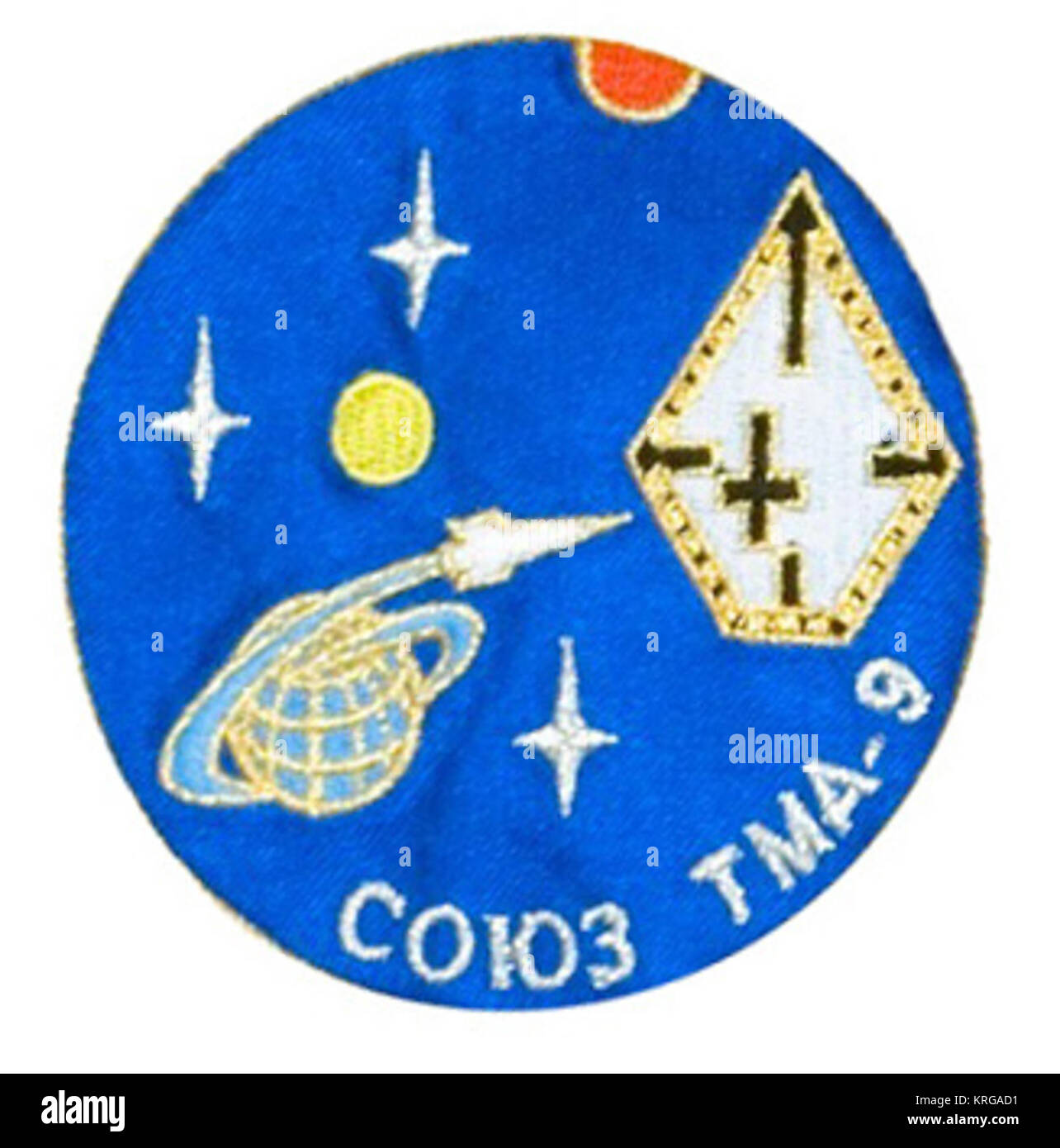 Soyuz TMA-9 Patch Stock Photo - Alamy