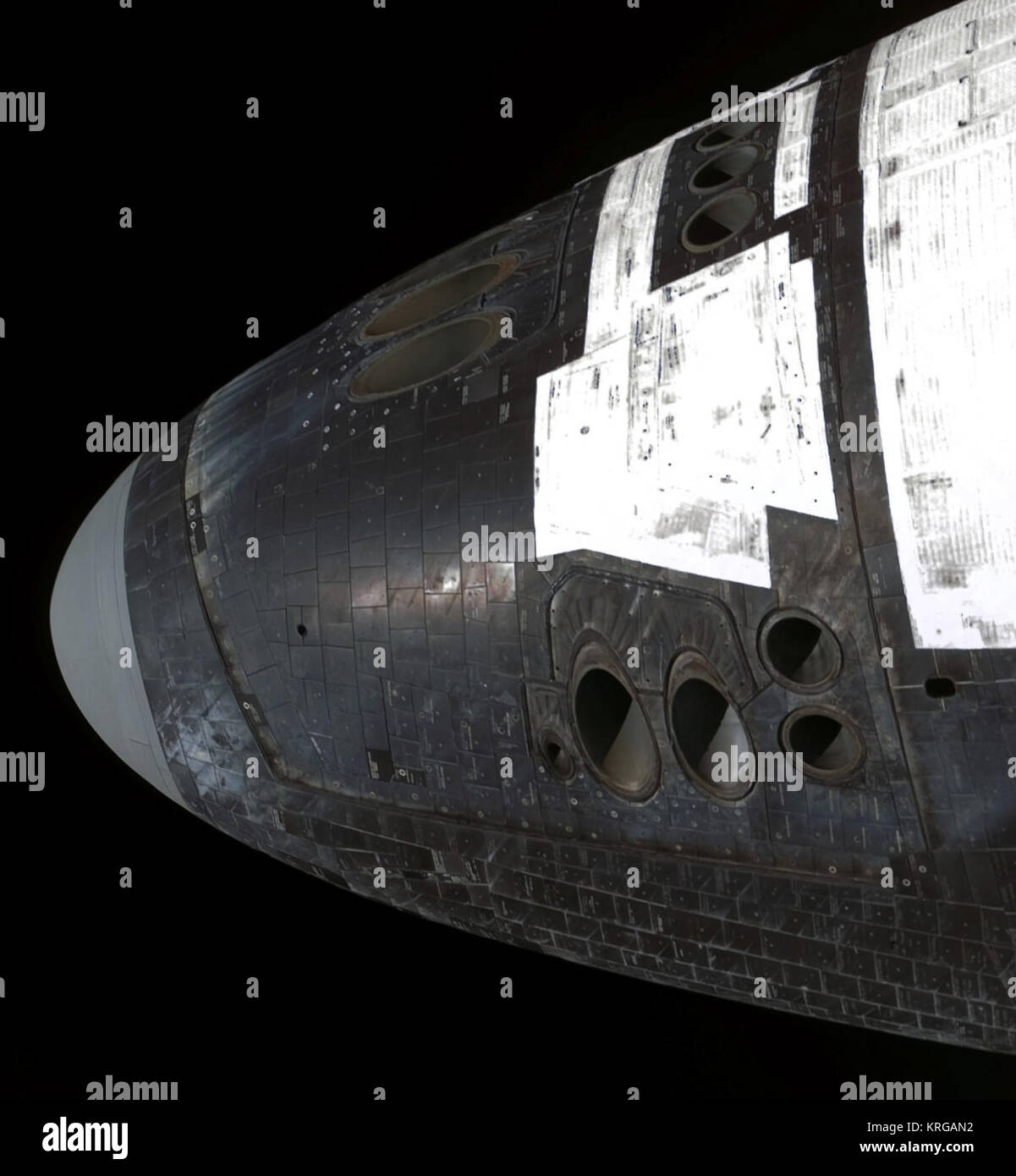 Shuttle front RCS Stock Photo - Alamy