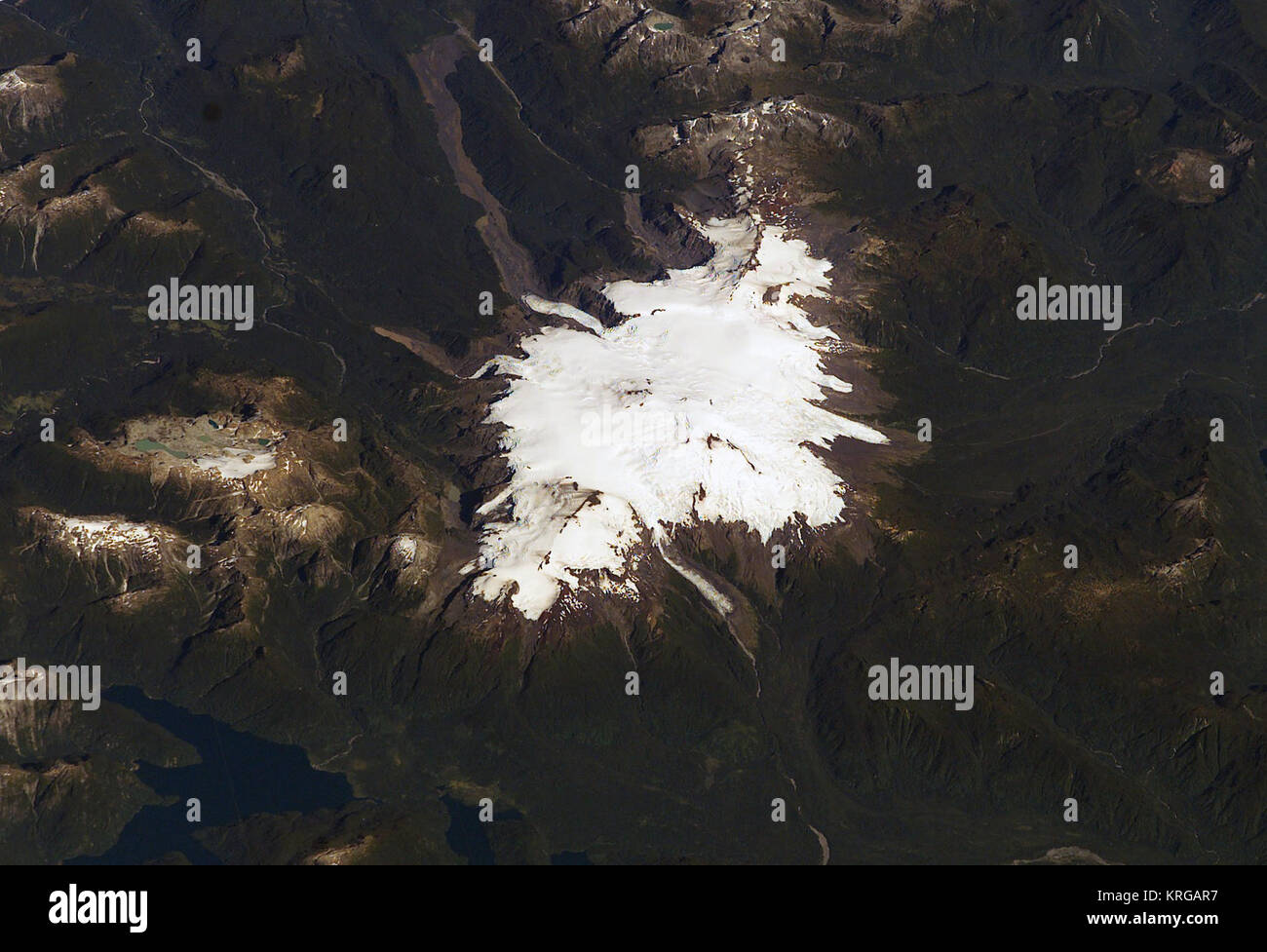 Michinmahuida Volcano NASA Stock Photo - Alamy