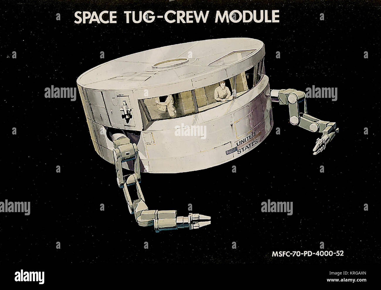 Space tug module for astronauts Stock Photo - Alamy