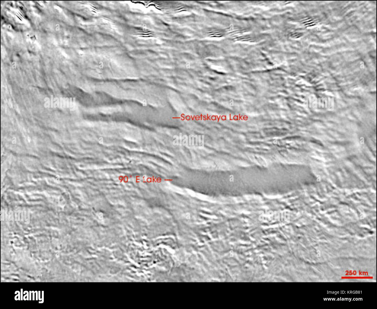 SubglacialLakes Antarctica MODIS.2004 Stock Photo - Alamy