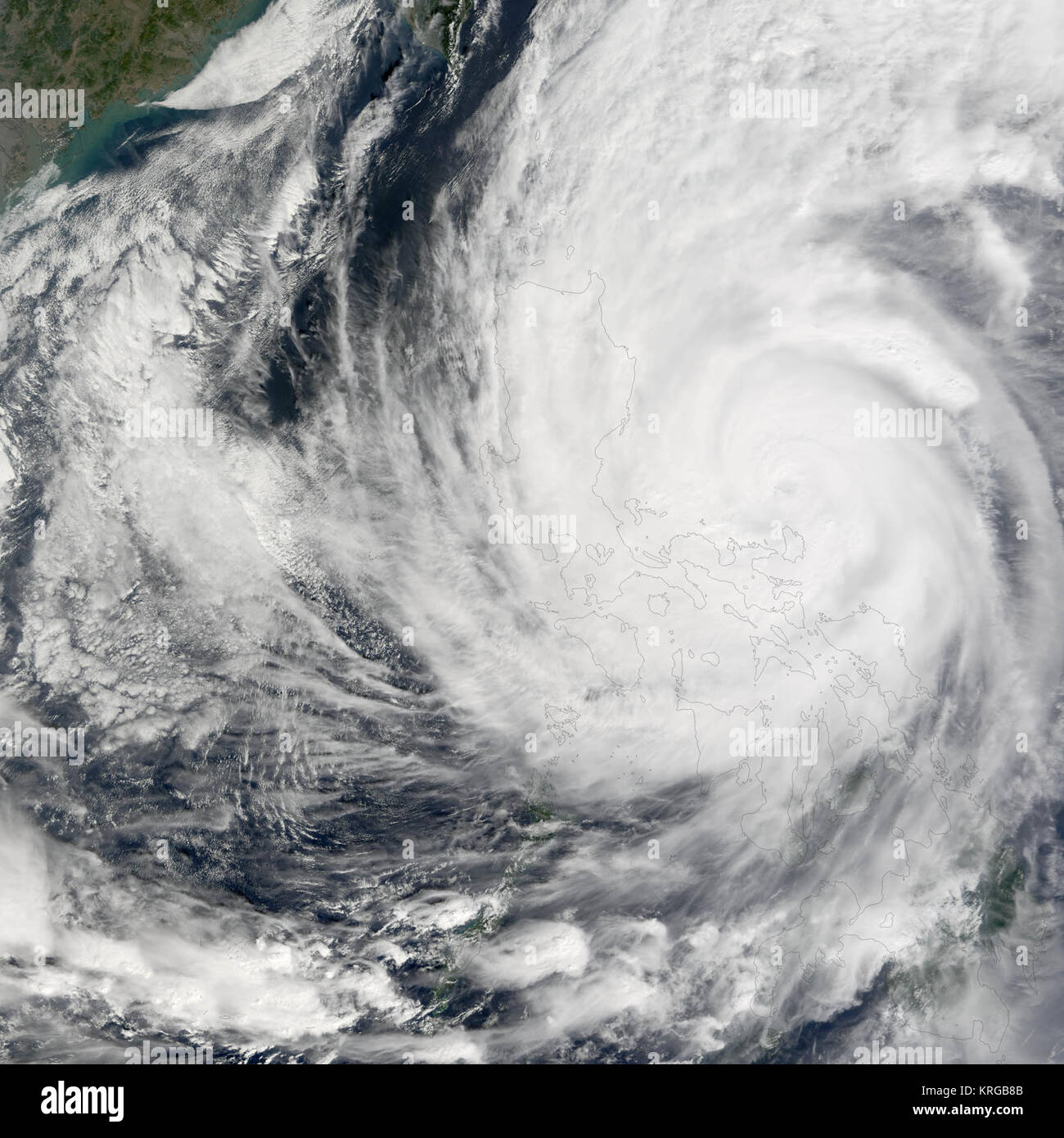 Super typhoon satellite image hi-res stock photography and images - Alamy