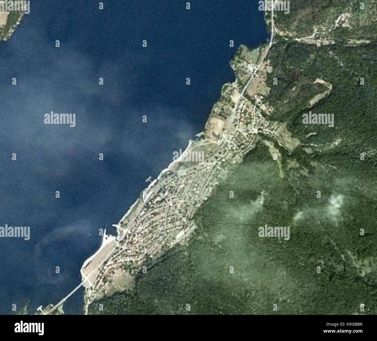 Tekija Kladovo Satellite Stock Photo - Alamy