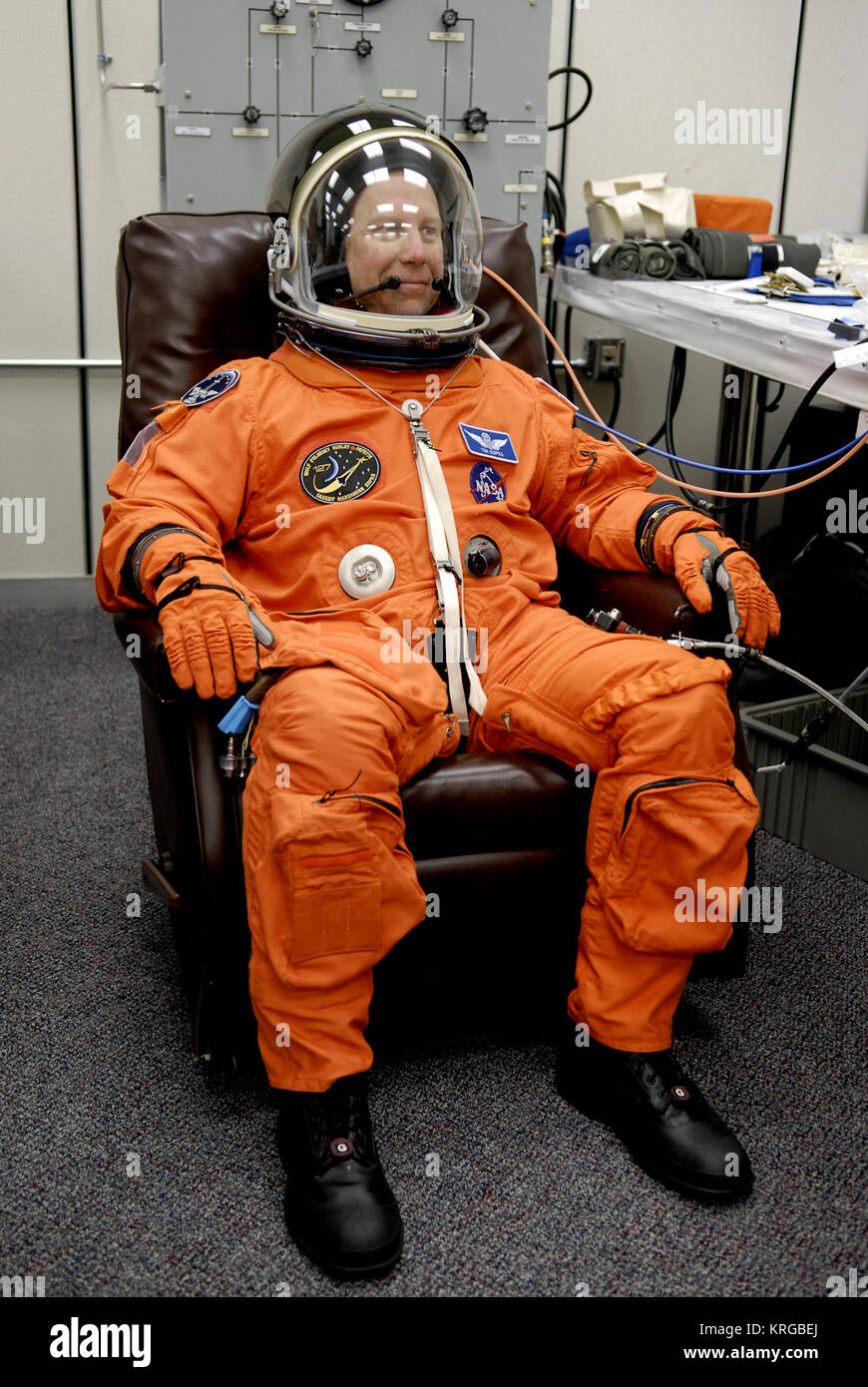 Tim Kopra ACES spacesuit Stock Photo - Alamy