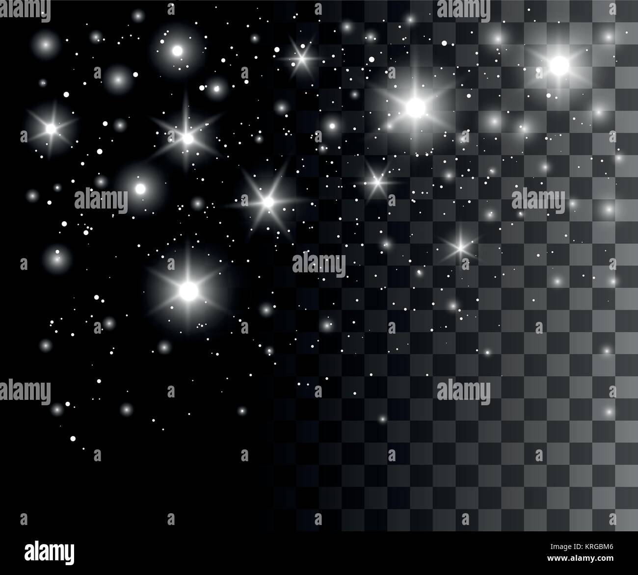 Falling snow vector effect winter cold weather Christmas snowfall ...