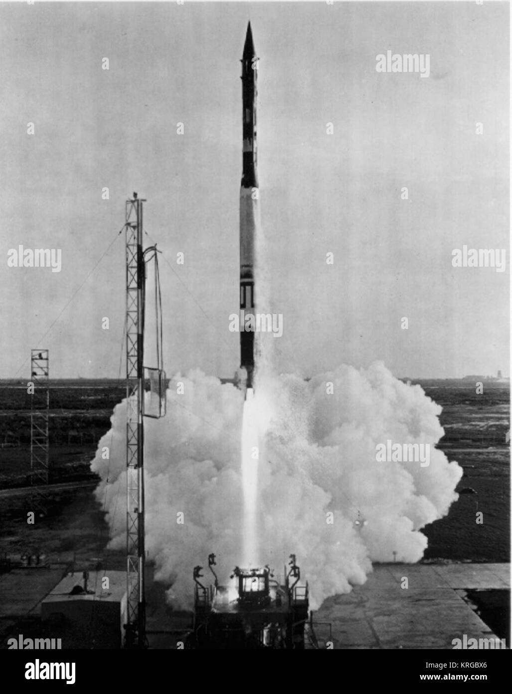 Photography of rocket launch Black and White Stock Photos & Images - Alamy